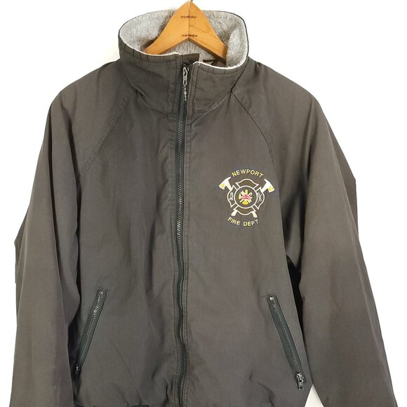 Sportsmaster | Jackets & Coats | Vtg Newport Fire Dept Jacket Mens Xl ...